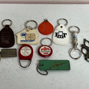 Vintage Advertising and Random Keychain Lot - Etsy