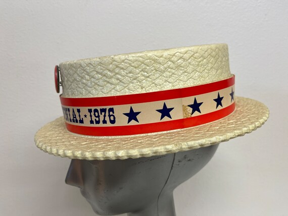 Vintage 1976 US Bicentennial Styrofoam Hat - Gem