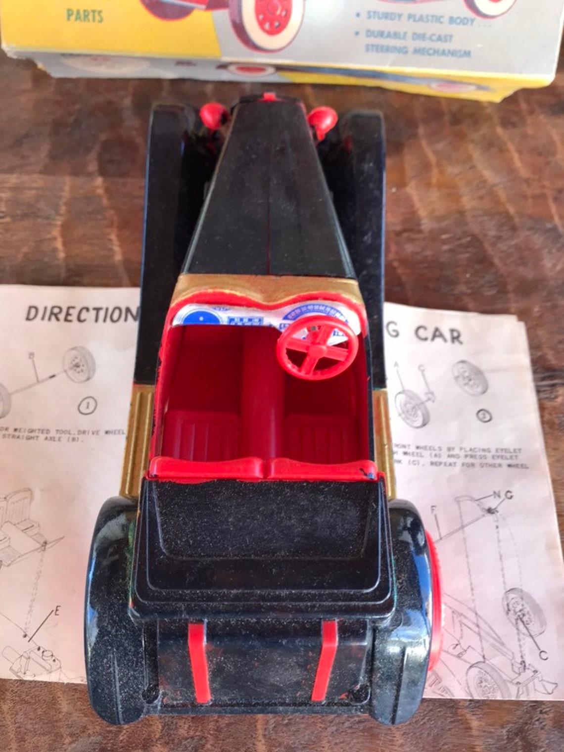 Vintage Customized Ideal MG Model Kit in Box | Etsy