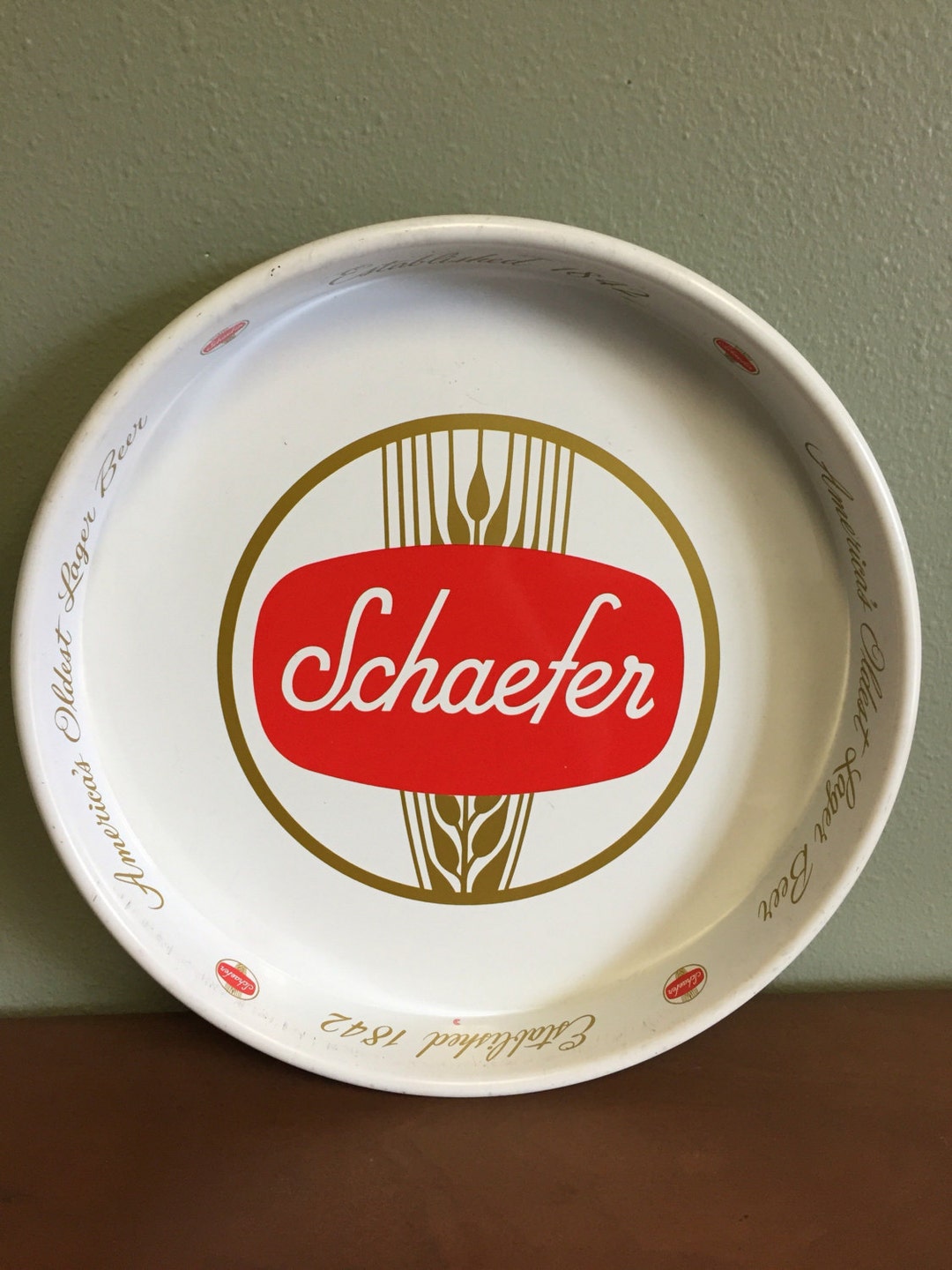 Vintage Schaefer Beer Tray - Etsy