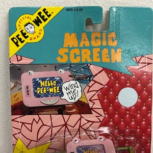 1988 Pee Wee's Playhouse Magic Screen Wind up Figure by Matchbox Sealed ...