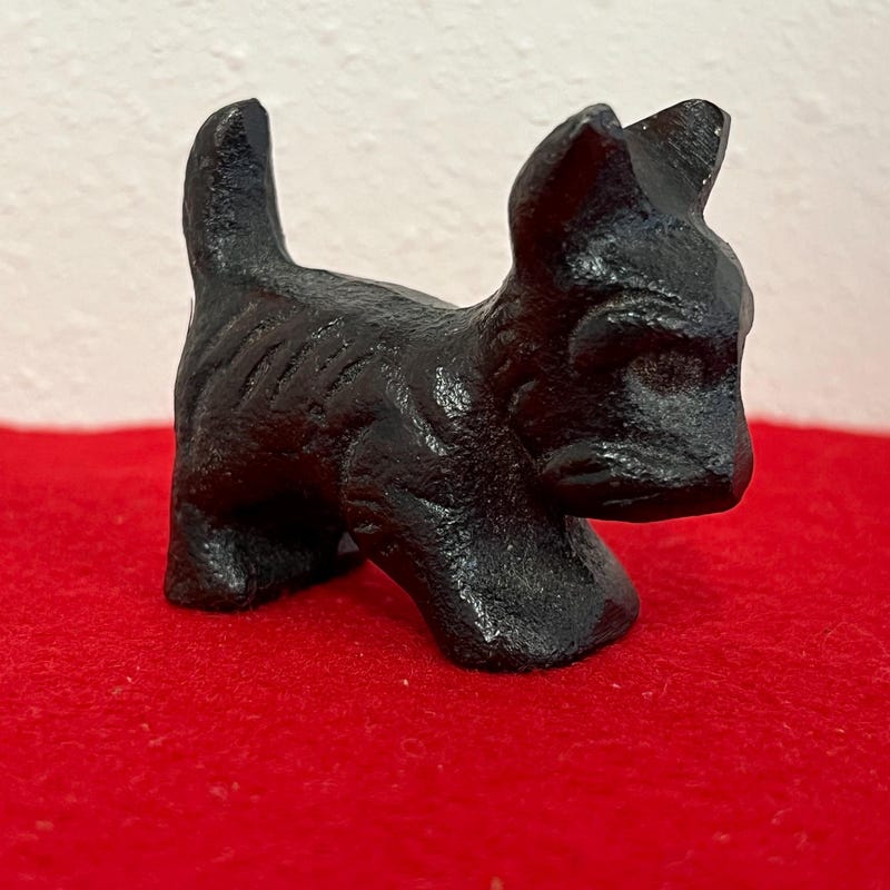 Antique Iron Small Dog - Etsy
