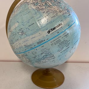 Vintage Globemaster 12 Inch Diameter World Globe - Etsy