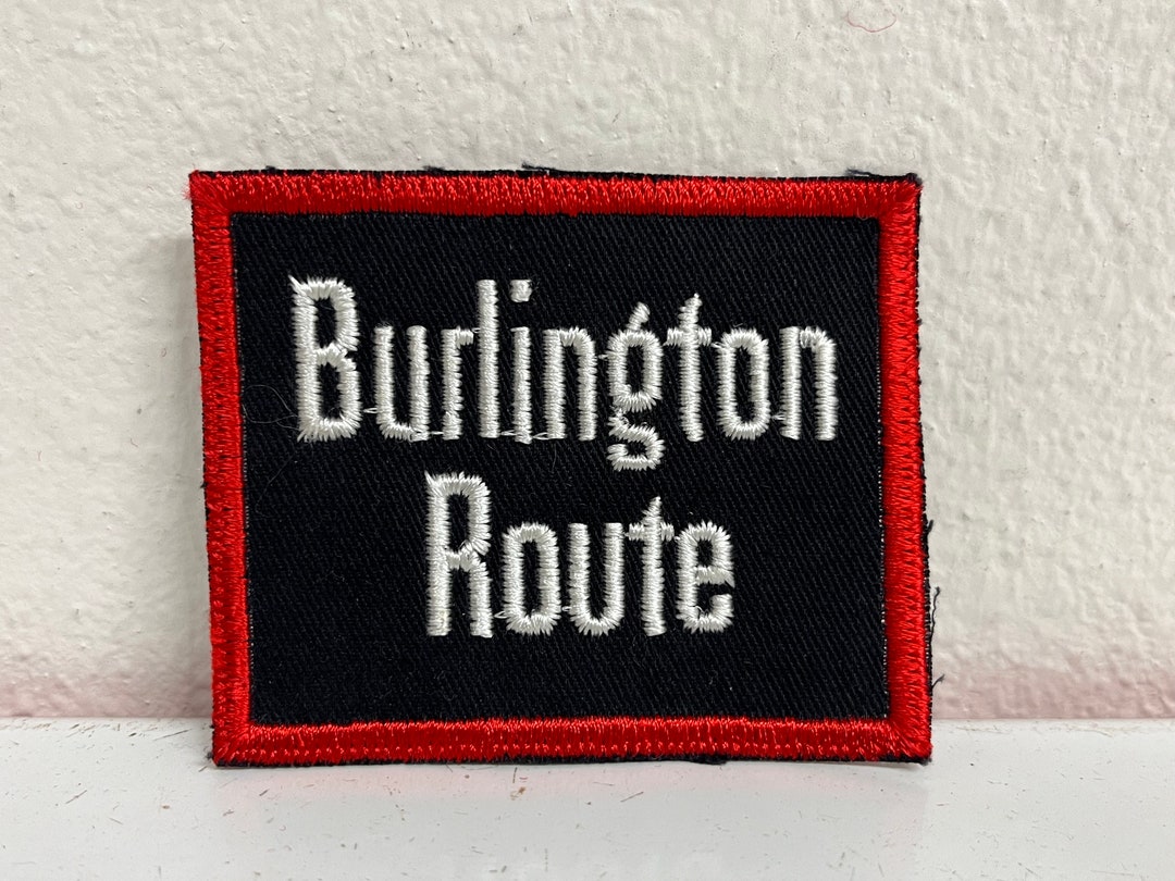 Vintage Burlington Route Railroad Patch - Etsy