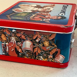 Vintage 1984 Gremlins Red Aladdin Industries Metal Lunch Box - Etsy