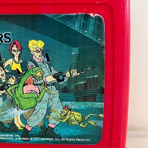 Vintage 1986 the Real Ghostbusters Red Thermos Brand Lunch Box - Etsy