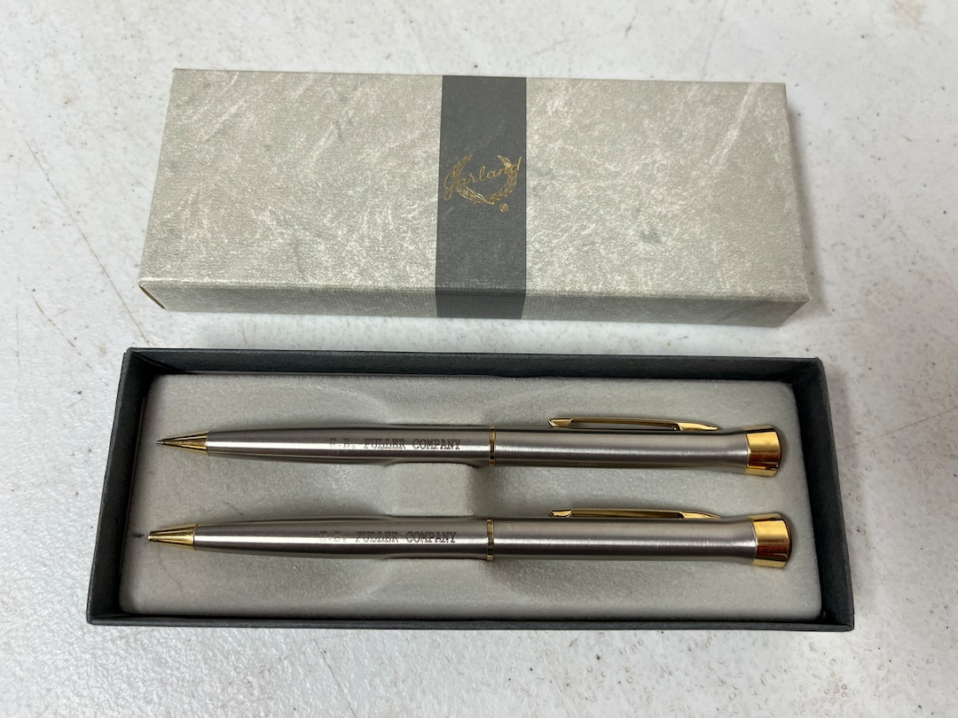 Vintage Garland Pen & Pencil Set in Original Box - Etsy