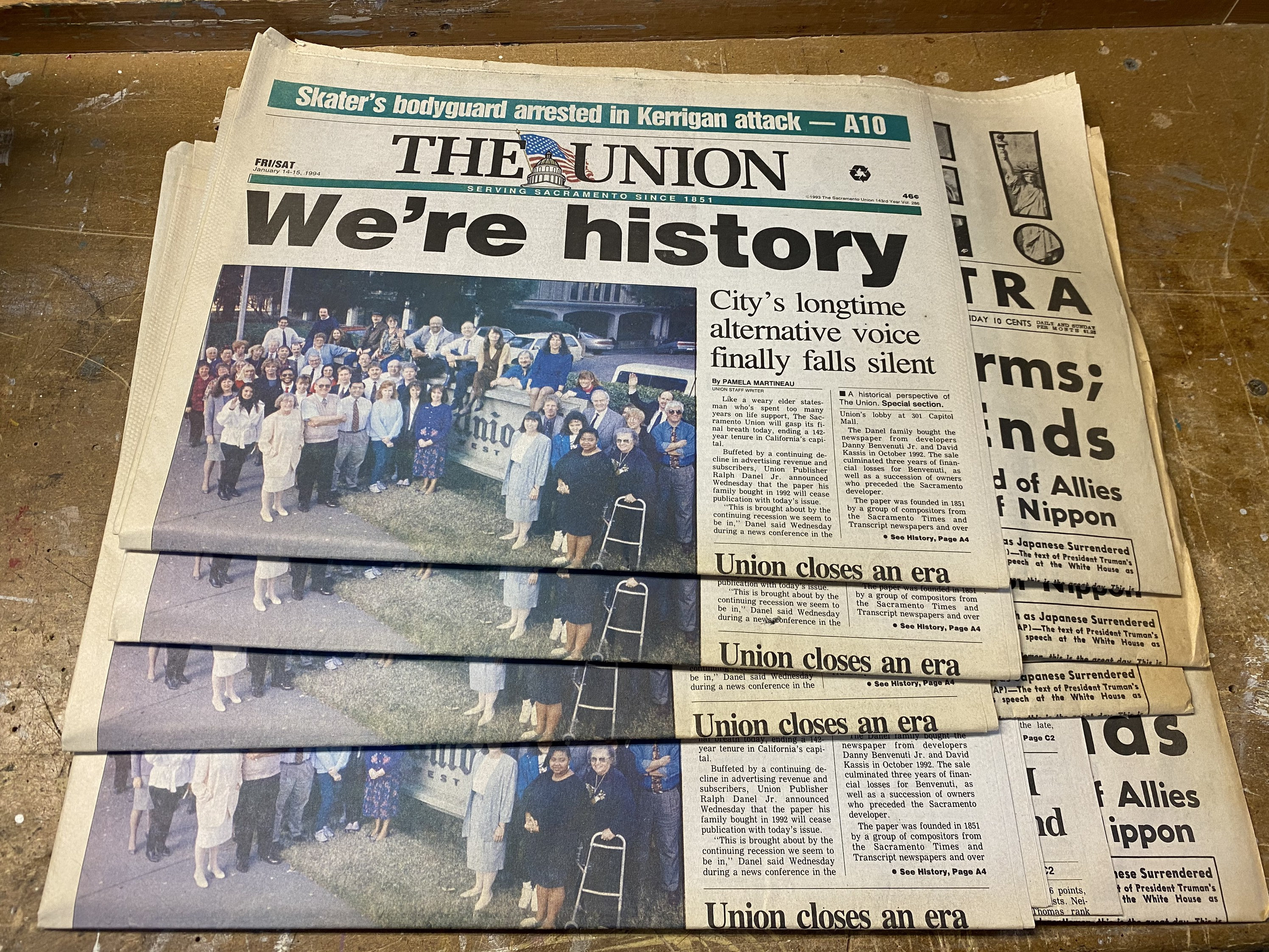 Final Issue of the Union Sacramento California Jan 14th & 15th | Etsy