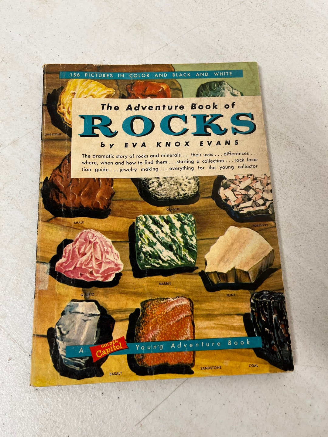 Vintage 1955 the Adventure Book of Rocks by Eva Knox Evans - Etsy