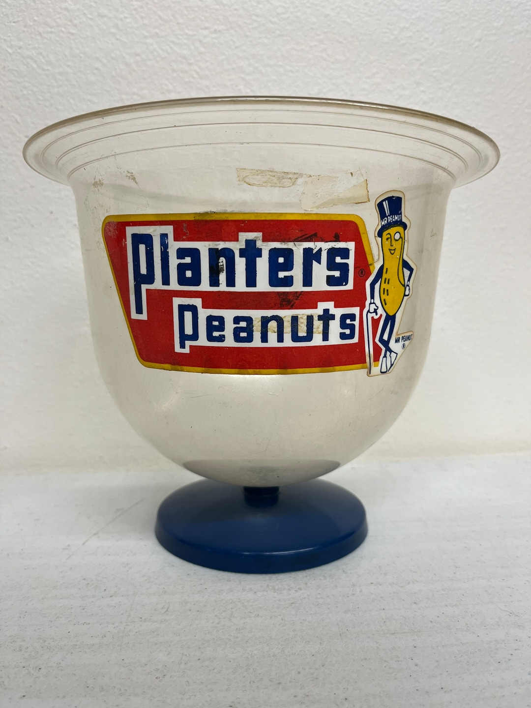 Vintage Official Planters Peanuts Mr. Peanut in Store Display Bowl - Etsy
