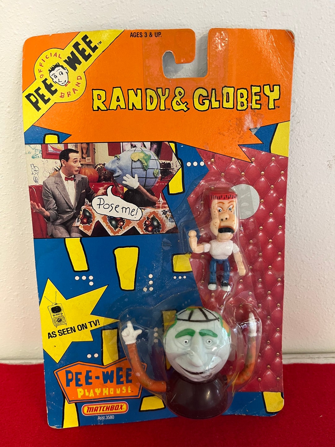 1988 Pee Wee's Playhouse Randy & Globey Figures by Matchbox Sealed - Etsy