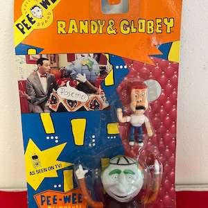 1988 Pee Wee's Playhouse Randy & Globey Figures by Matchbox Sealed - Etsy