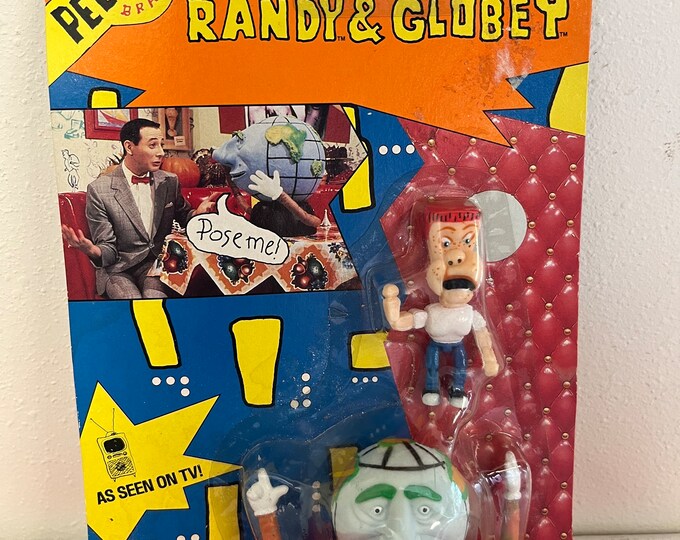 1988 Pee Wee's Playhouse Randy & Globey Figures by Matchbox Sealed - Etsy