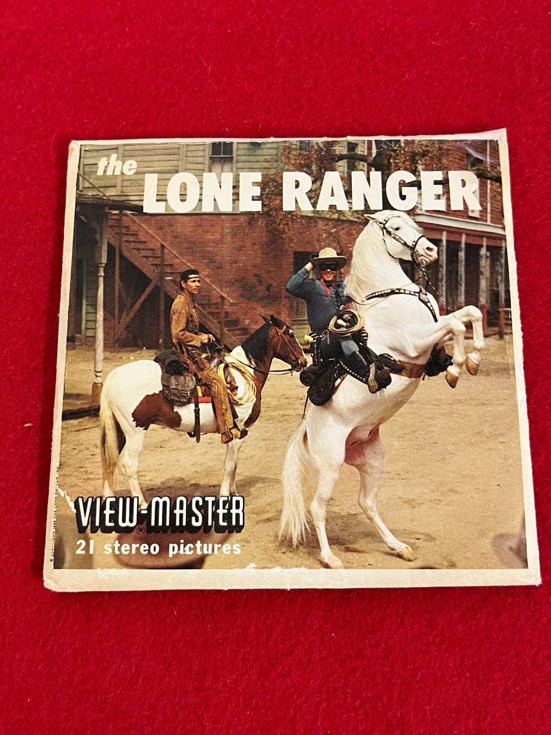 Vintage 1956 the Lone Ranger Series of 3 View Master 3-D Reels W ...