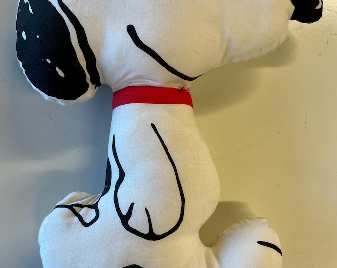 Vintage Sewn Snoopy Pillow Peanuts - Etsy