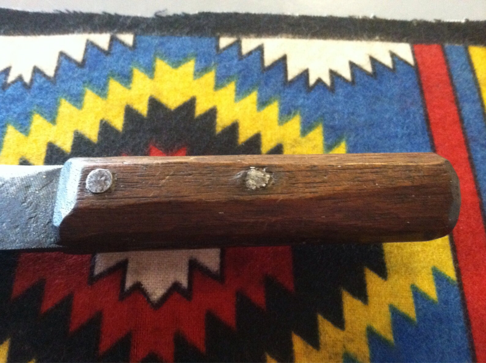 Antique Primitive Handmade Patch Knife - Etsy