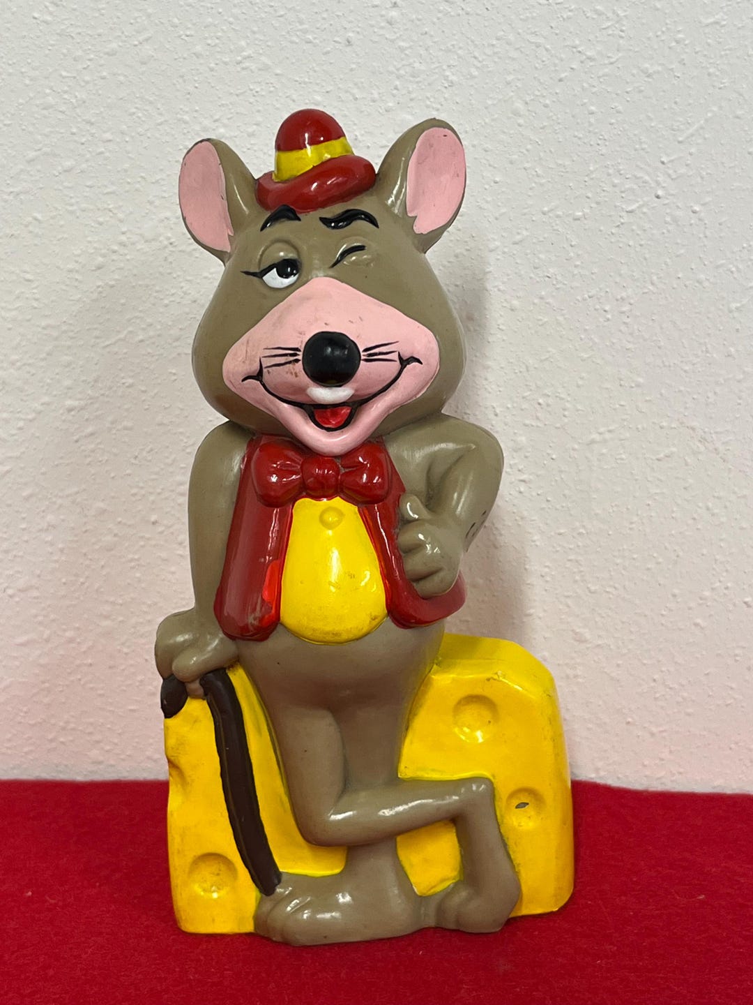 Vintage 1985 Chuck E Cheese Plastic Coin Bank - Etsy