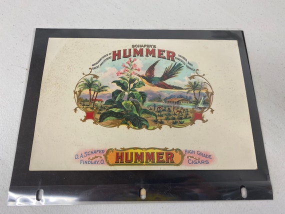 Antique Hummer Cigar Box Labels - Etsy