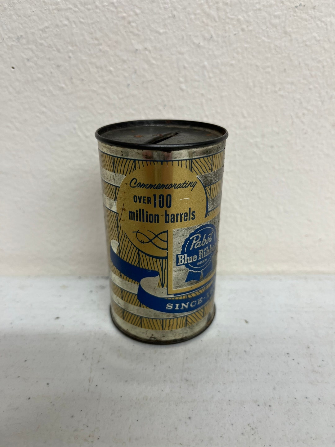 Rare Vintage Pabst Blue Ribbon Beer Coin Bank by Keglined PBR Since ...