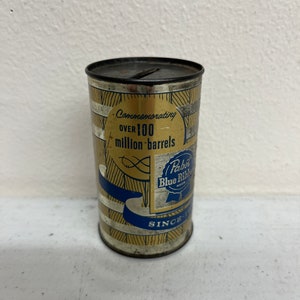 Rare Vintage Pabst Blue Ribbon Beer Coin Bank by Keglined PBR Since ...