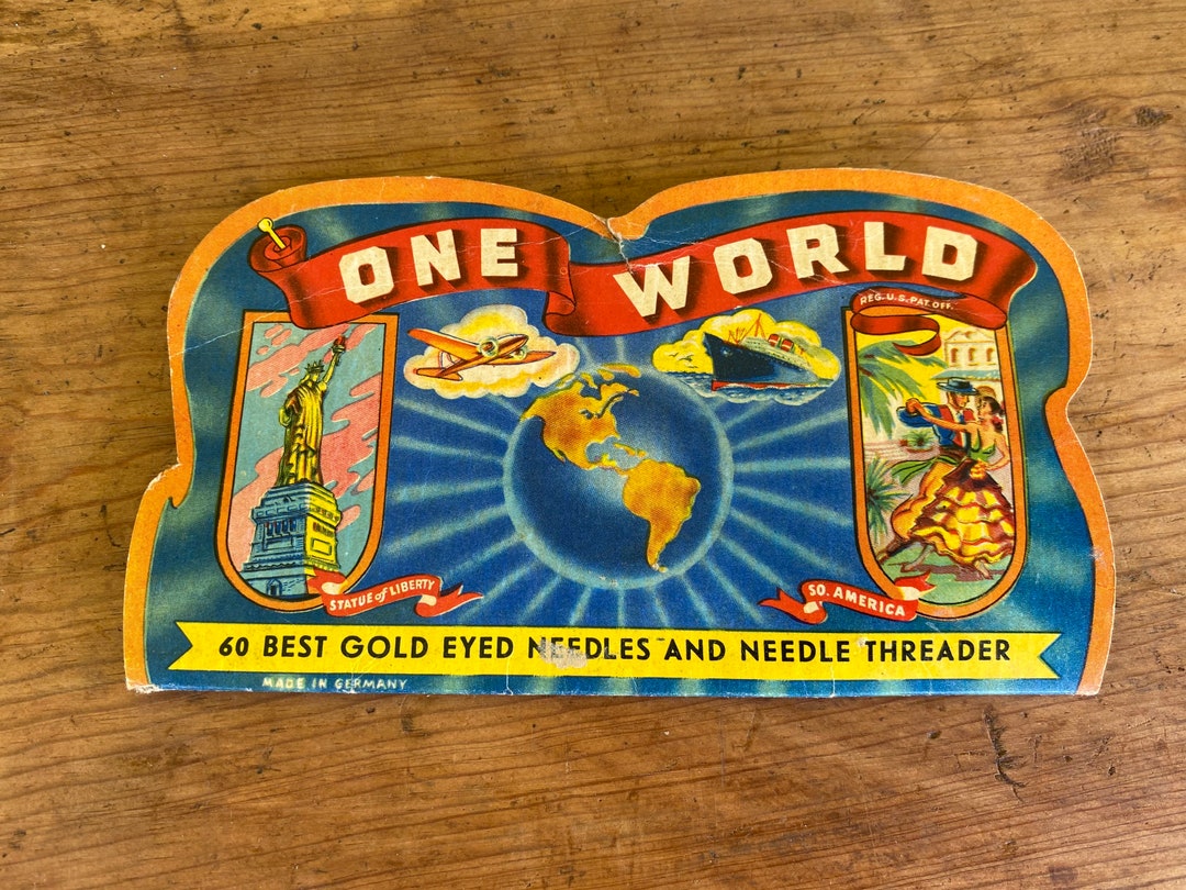 Vintage 1930s One World Needle Book Made in Germany - Etsy