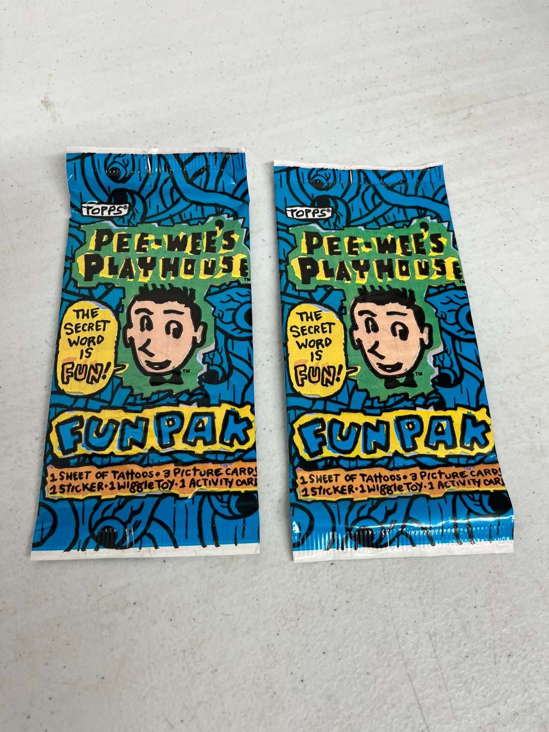 Vintage 1988 Pee Wee's Playhouse Fun Pack New in Package - Etsy