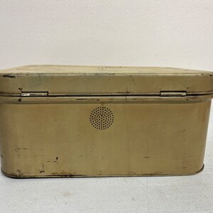 Vintage 1930s Art Deco Style Bread Box With Woman & Plants Kitchen - Etsy