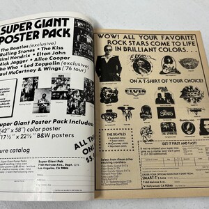 Vintage Super Rock Magazine Back Issue Vol 1 No 1 June 1977 - Etsy