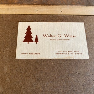 Vintage Walter G Weiss Framed Wood Columbines Folk Art - Etsy