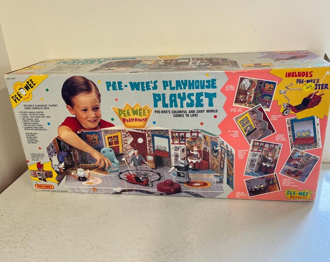 Vintage 1980s Pee Wee’s Playhouse Play Set Unused in Original Box - Etsy