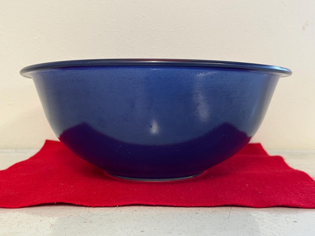 Vintage 1980s Pyrex Dark Blue 2.5 Liter Mixing Bowl 325 - Etsy