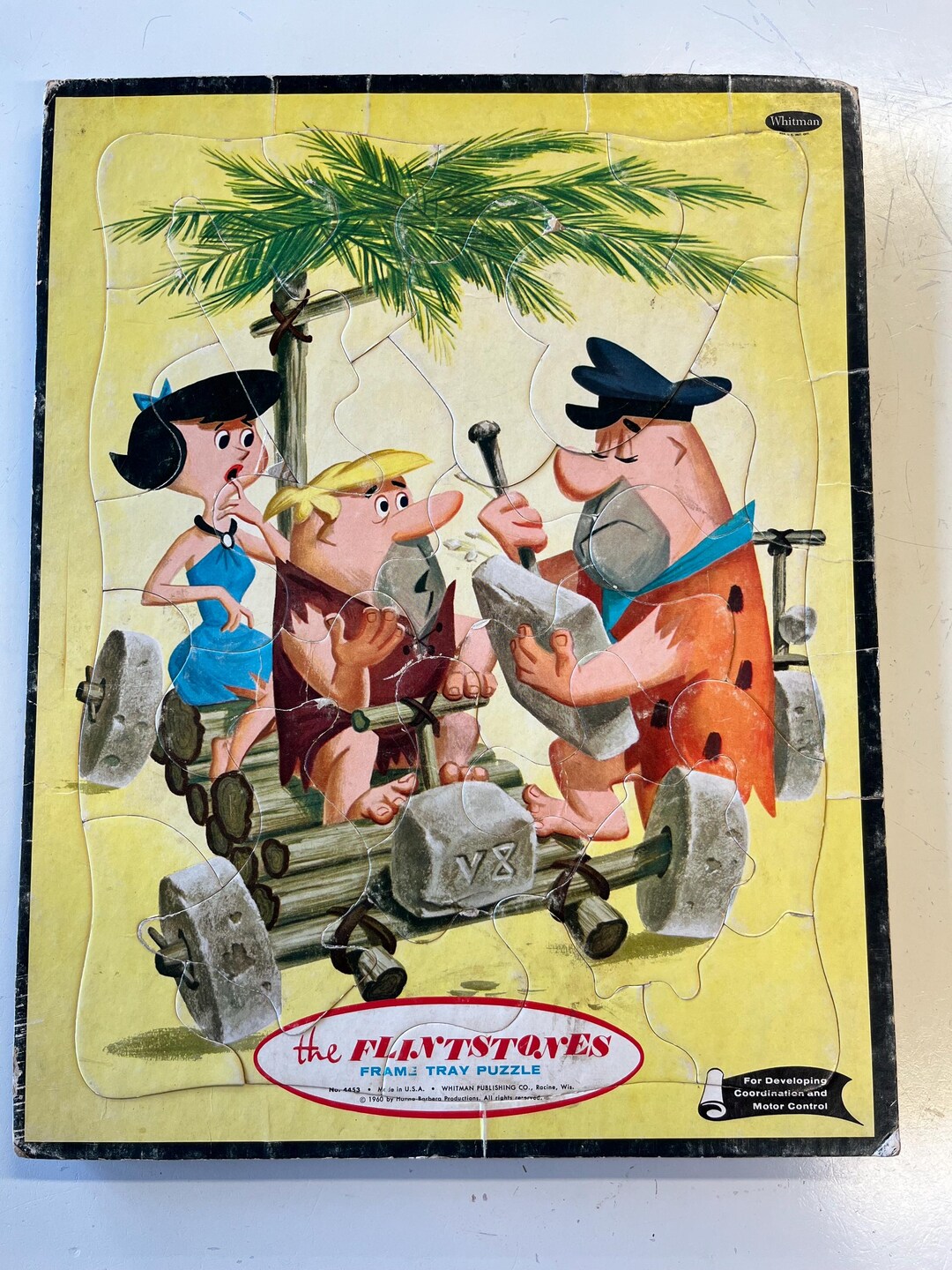 Vintage 1960 the Flintstones Frame Tray Puzzle by Whitman Publishing - Etsy