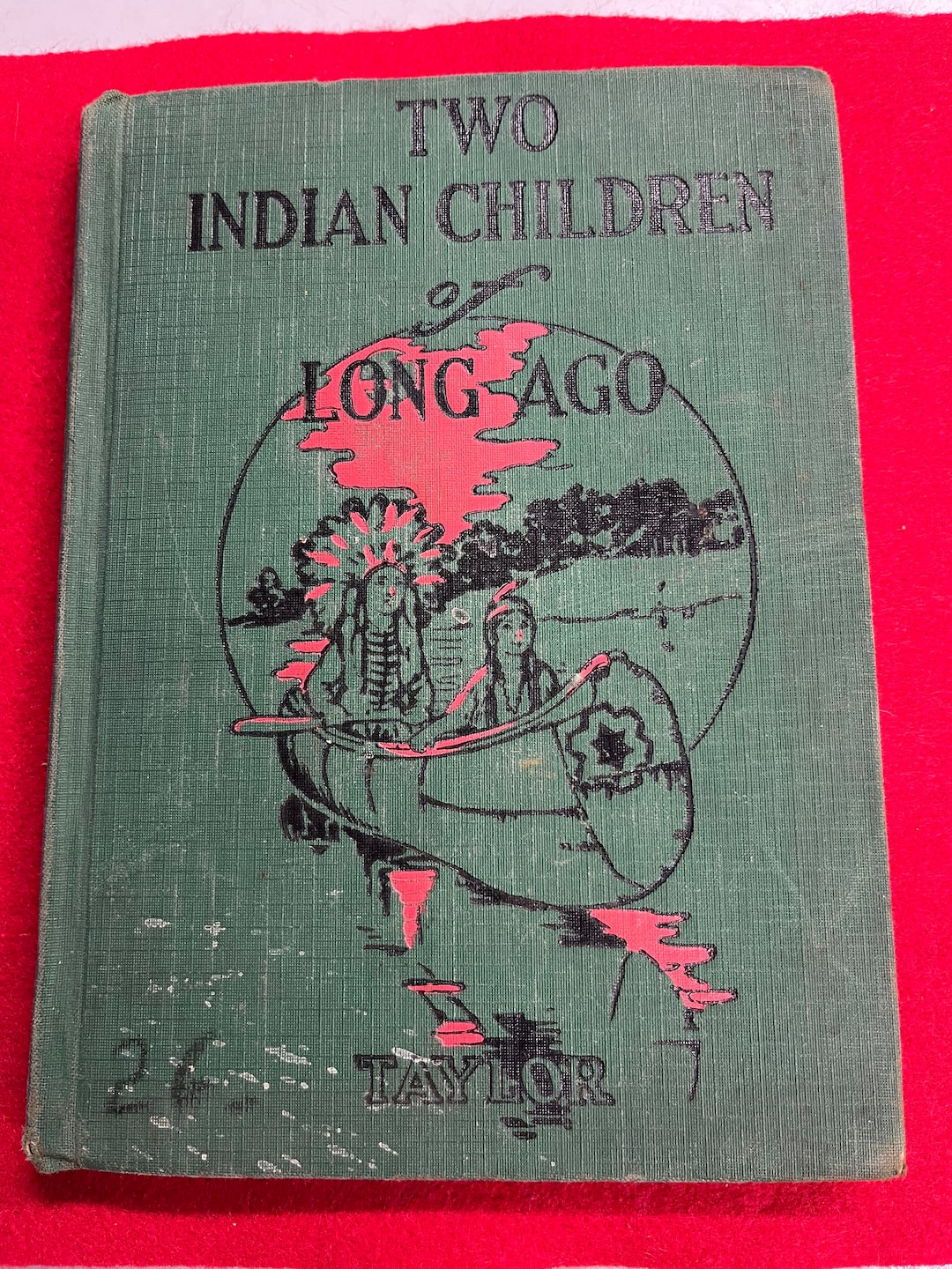 Antique 1920 Two Indian Children of Long Ago by Frances Lilian Taylor ...