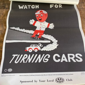 1969 Vintage Classroom Road Safety AAA Posters - Etsy