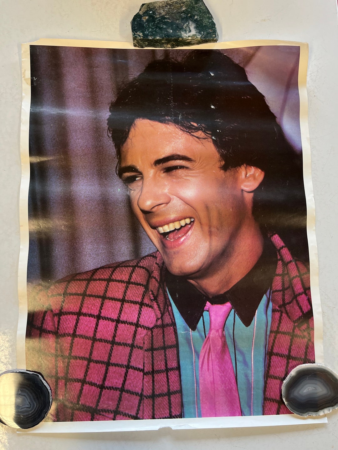 Vintage 1980s Rick Springfield Poster - Etsy