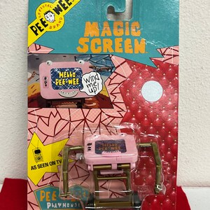 1988 Pee Wee's Playhouse Magic Screen Wind up Figure by Matchbox Sealed ...