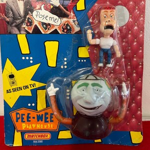 1988 Pee Wee's Playhouse Randy & Globey Figures by Matchbox Sealed - Etsy