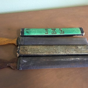 Antique Razor Straps or Strops in Box - Etsy