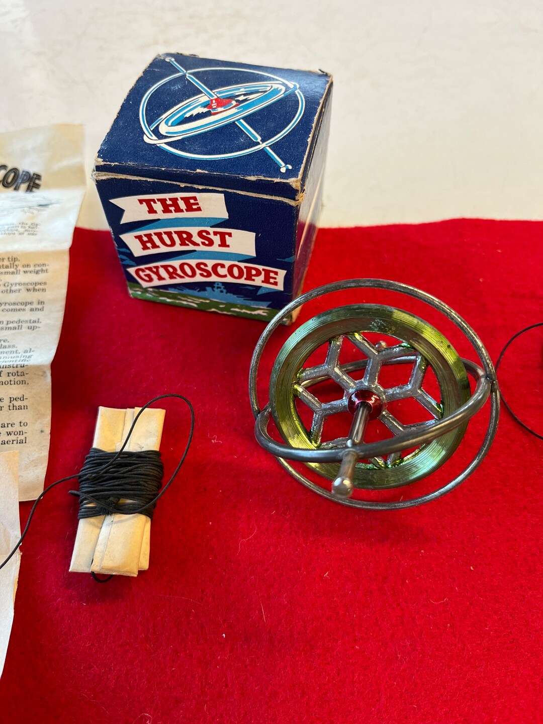 Vintage Hurst Metal Gyroscope Spinner Toy in Original Box - Etsy