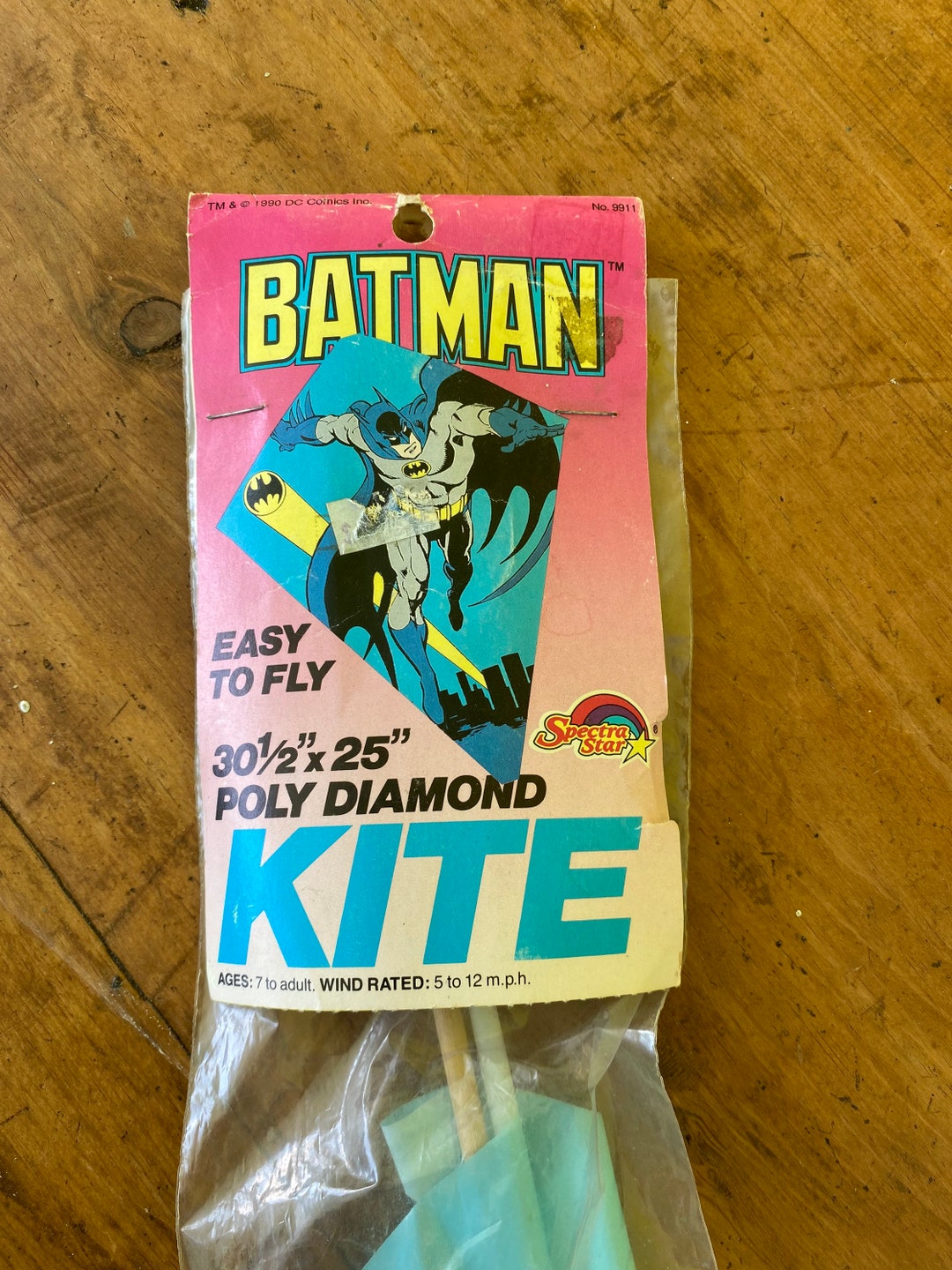 Vintage 1990 Batman Kite by Spectra Star New in Package - Etsy