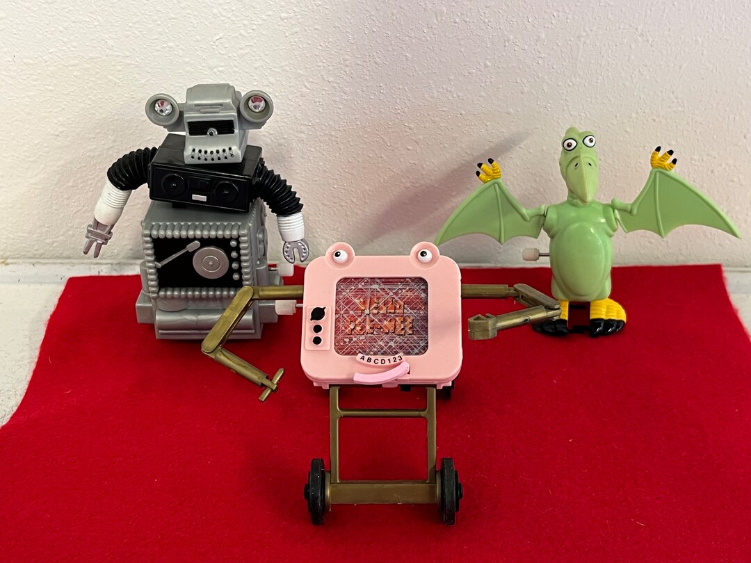 1988 Pee Wee's Playhouse Pee Wees Friends Figures: Conky, Magic Screen ...