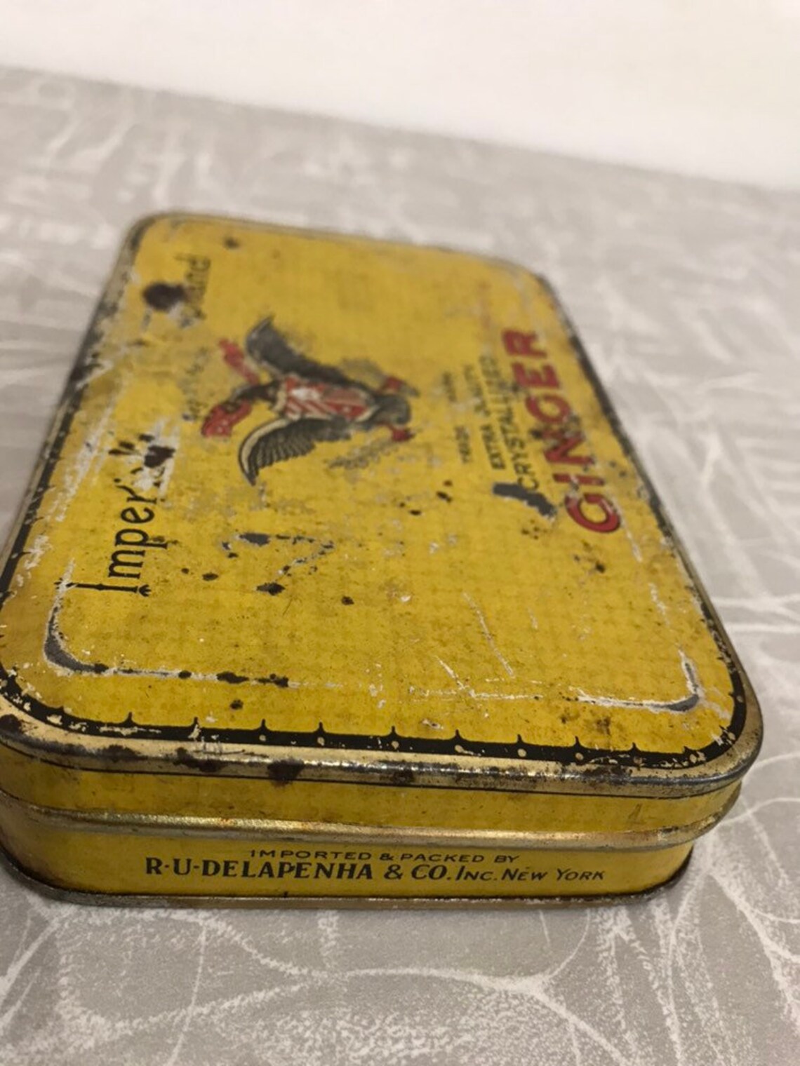 Vintage Imperial Brand Extra Quality Crystallized Ginger Tin | Etsy