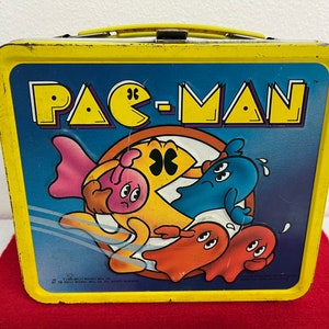 Vintage 1980 PAC Man Lunch Box by Aladdin Industries Inc - Etsy