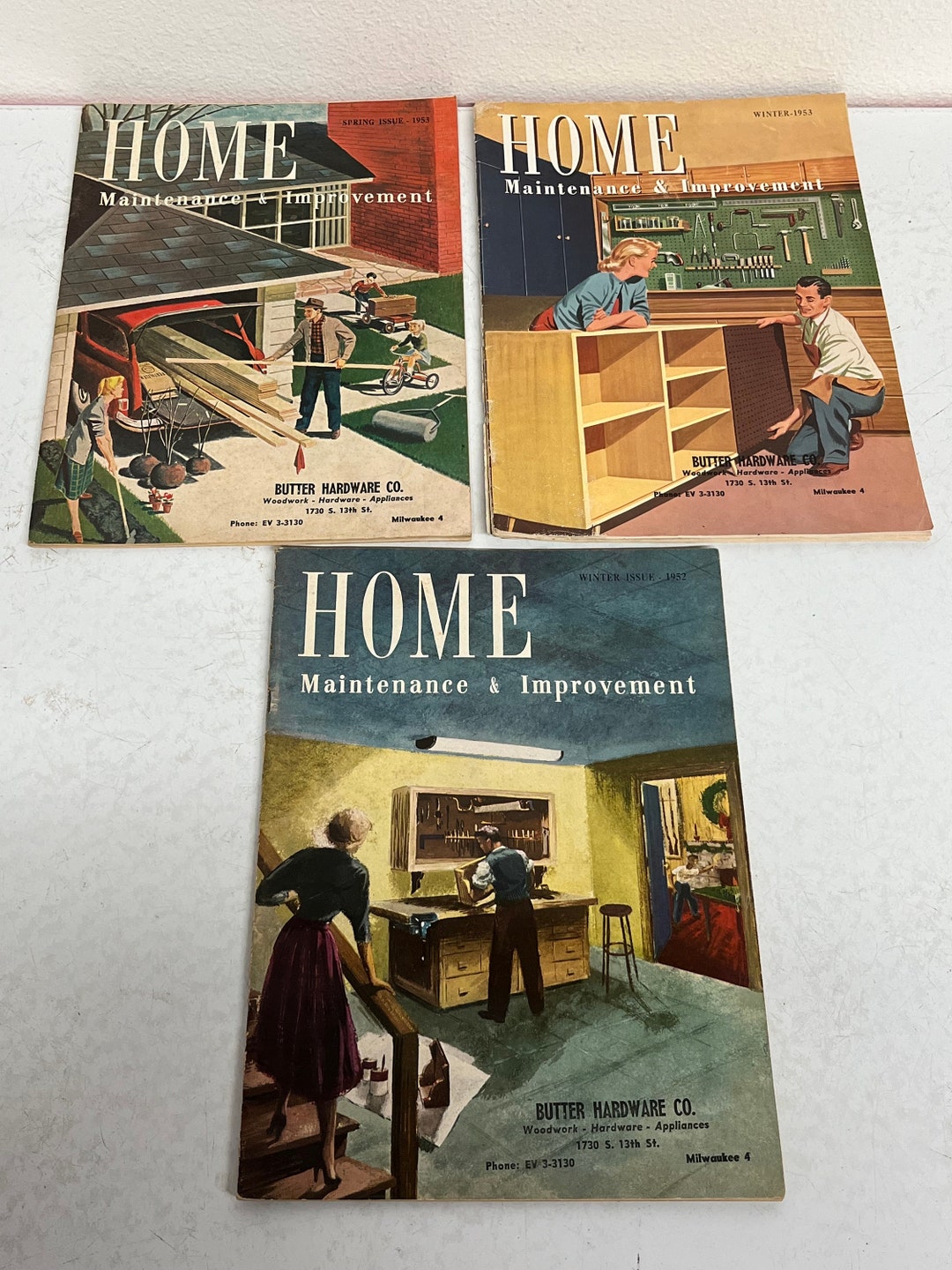 Vintage Original Home Maintenance & Improvement Magazine Winter 1952 ...