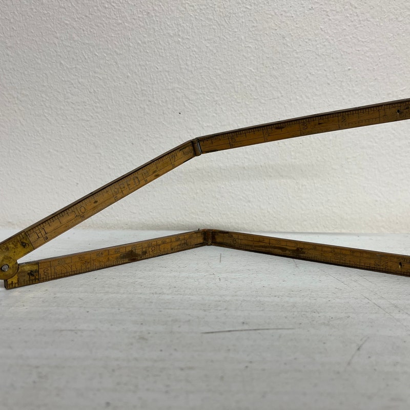 Folding Wood Ruler - Etsy