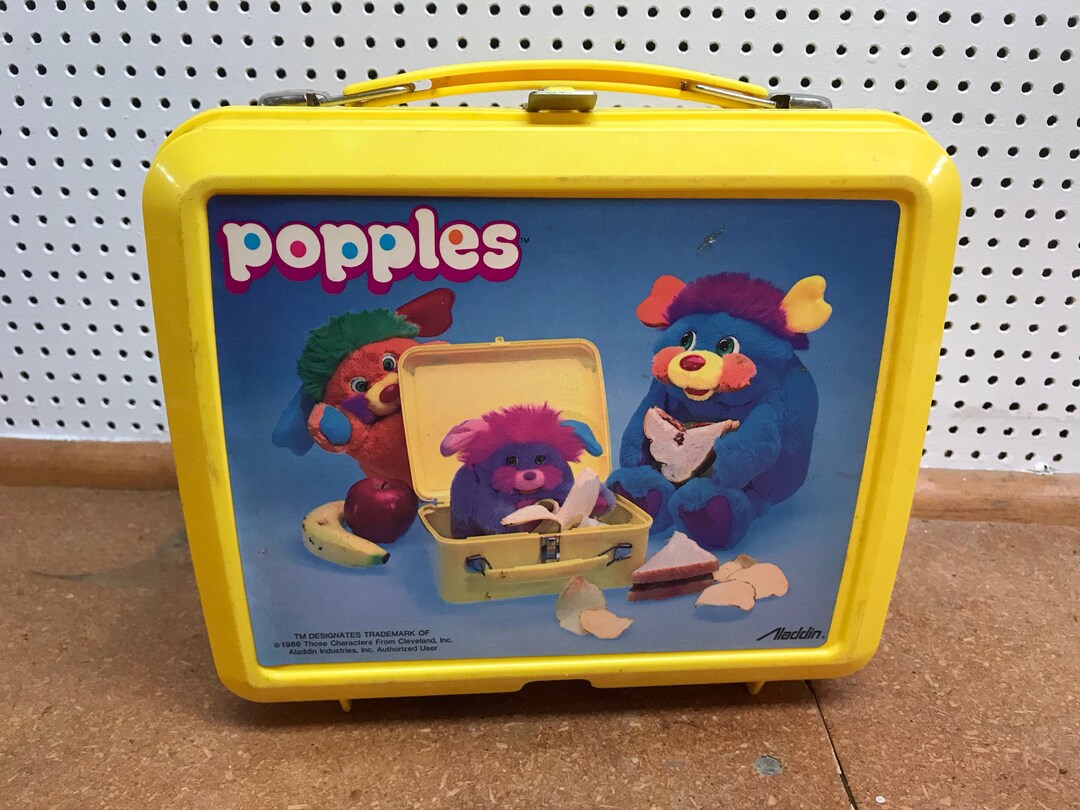 Vintage Rare 1986 Popples Lunch Box by Aladdin - Etsy