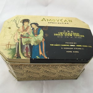 Vintage Amoycan Dried Ginger Tin - Etsy