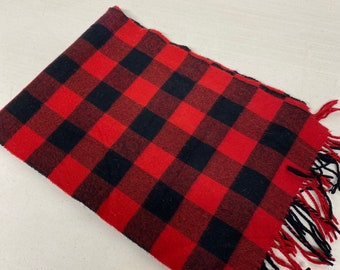 Buffalo Check Scarf - Etsy