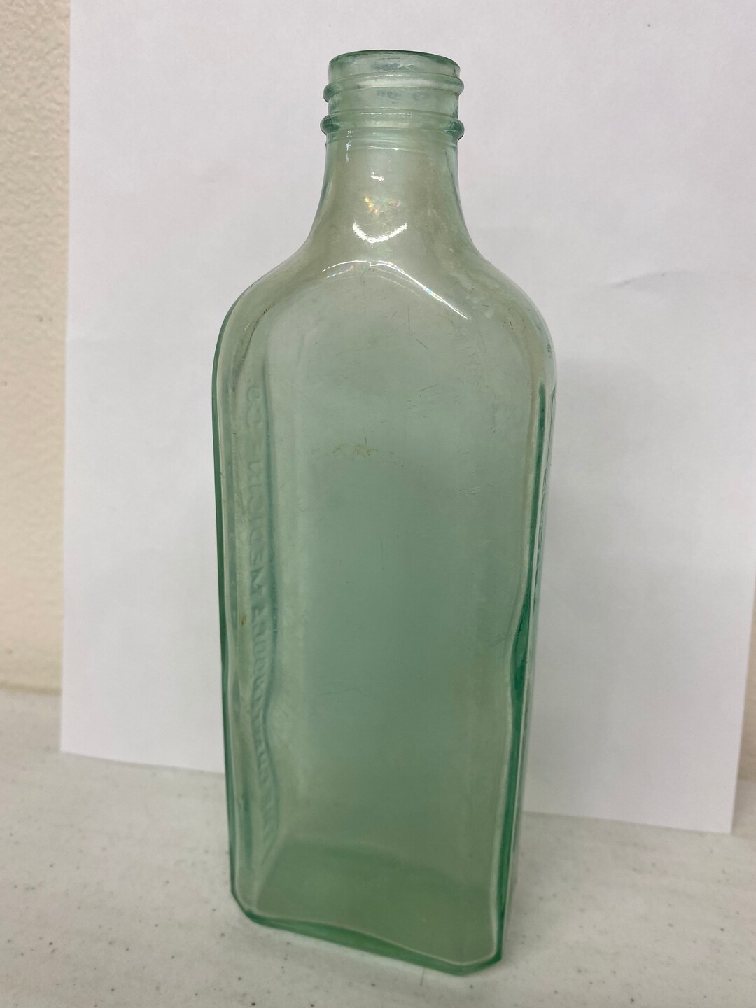 Vintage Mcelree’s Cardui Co Green Glass Medicine Bottle by the ...