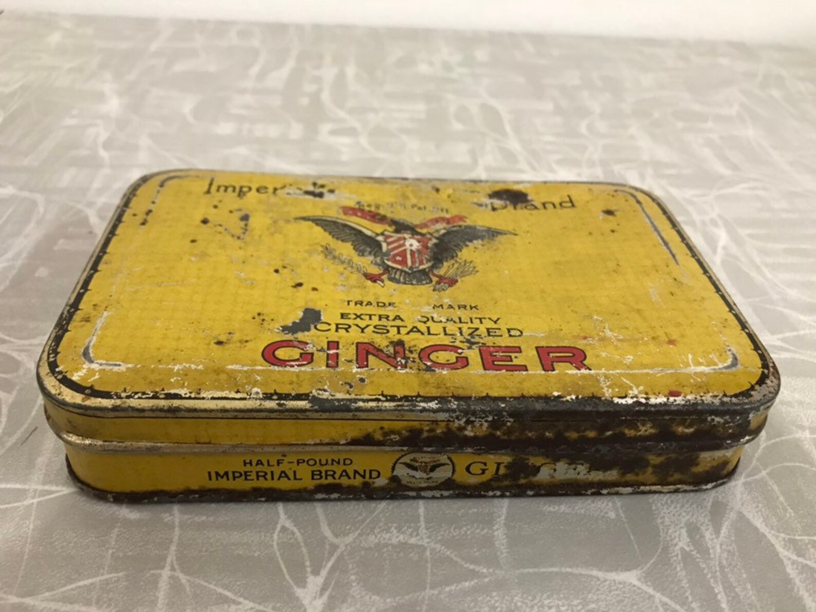 Vintage Imperial Brand Extra Quality Crystallized Ginger Tin | Etsy